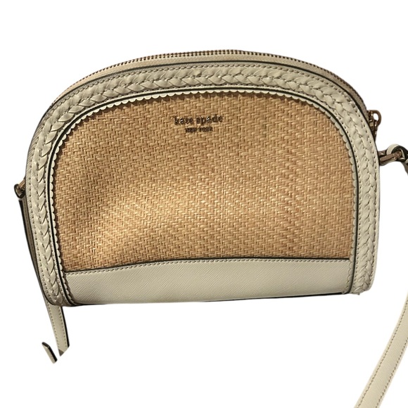kate spade | Bags | Kate Spade Reiley Domed Straw Crossbody | Poshmark